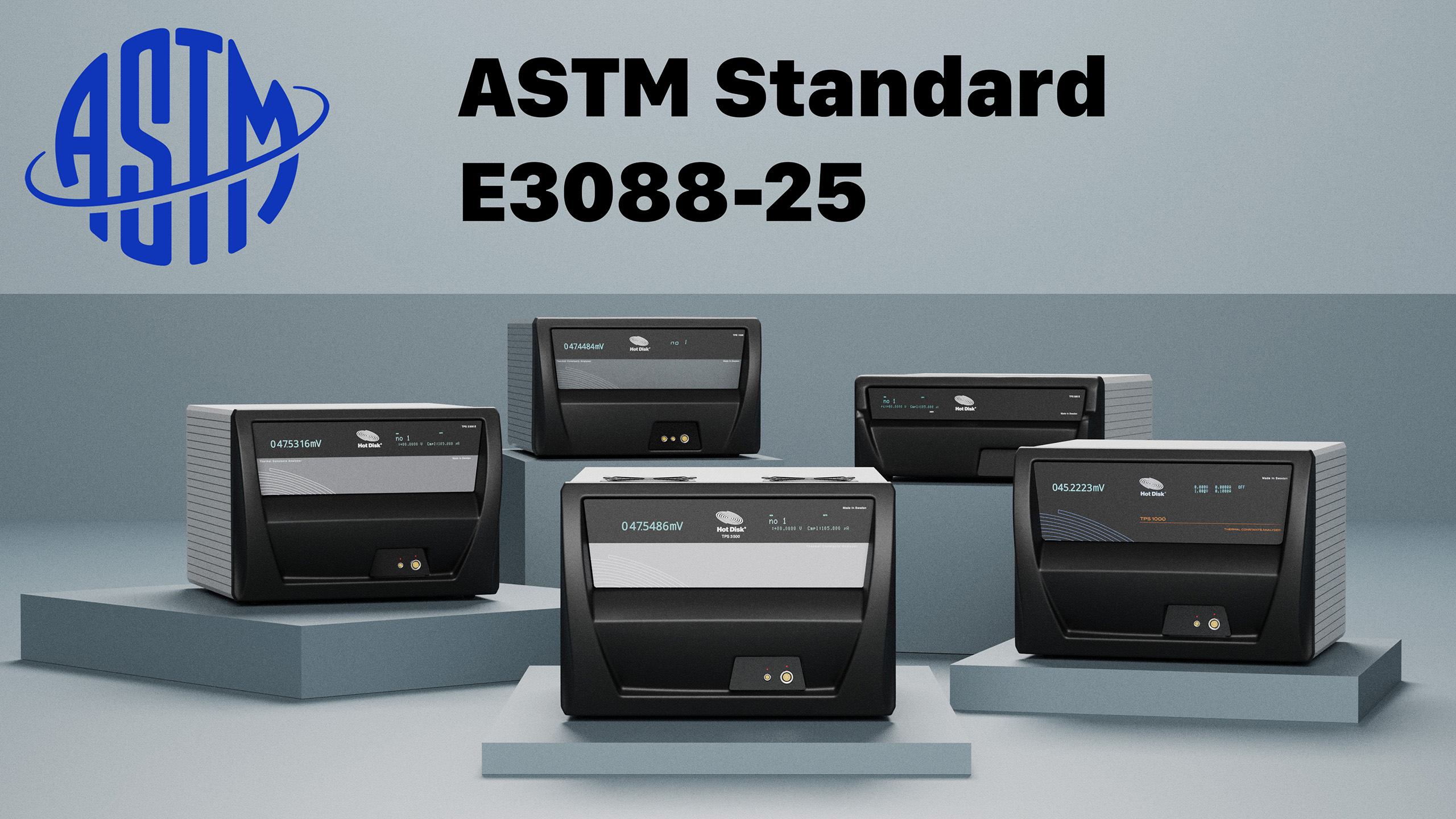 The Hot Disk® method now strengthened through the ASTM E3088-25 ...